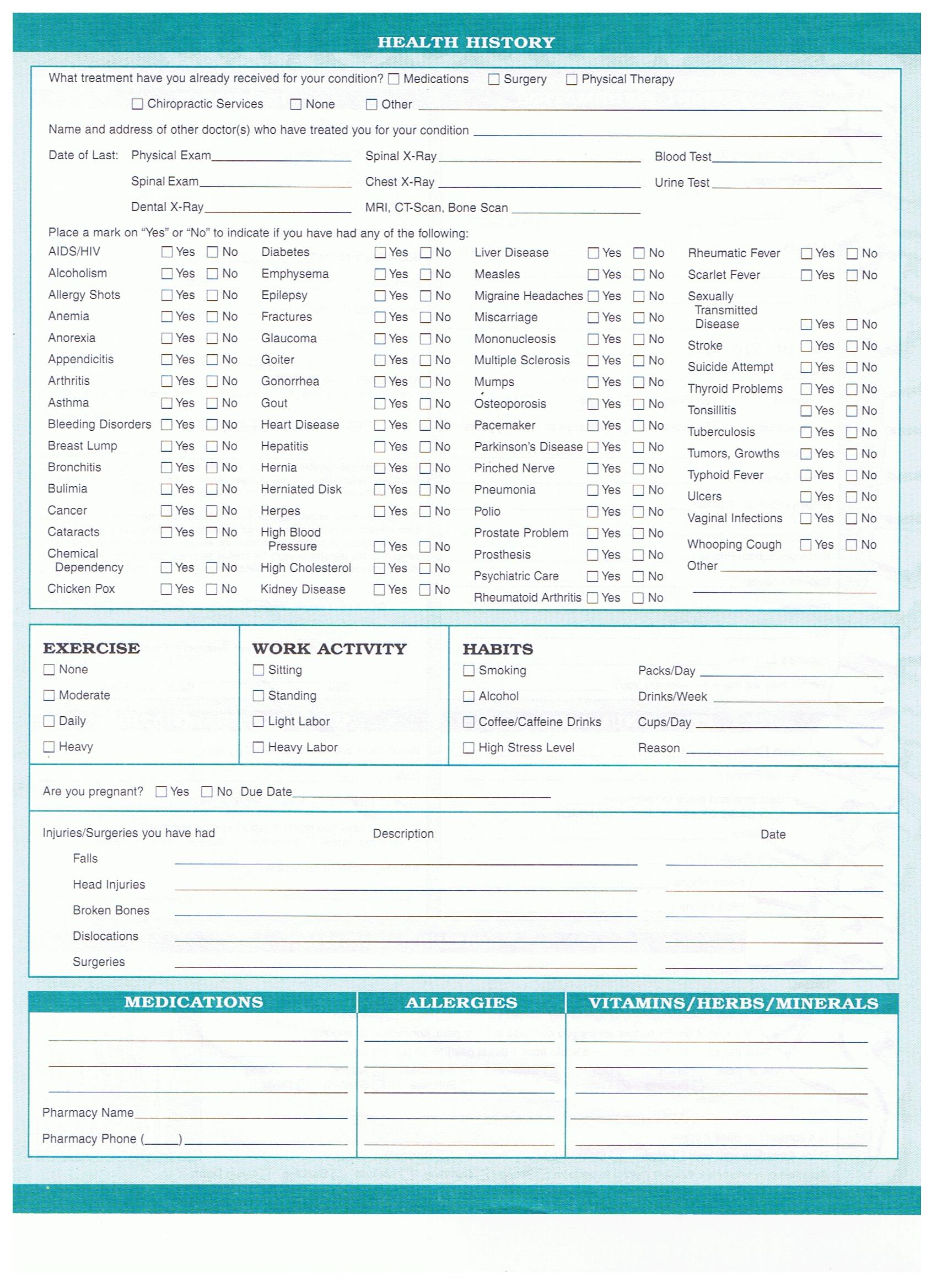 HISTORY PAGE 2 | Chiropractic Family & Sports Injury Center